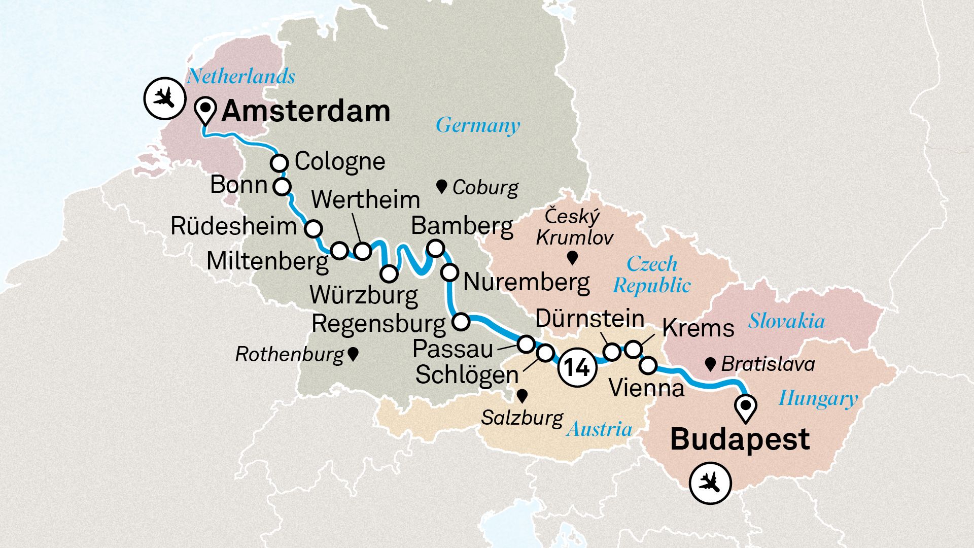 Jewels of Europe on Scenic Opal - Opal - Aug 10, 2027 | AffordableTours.com